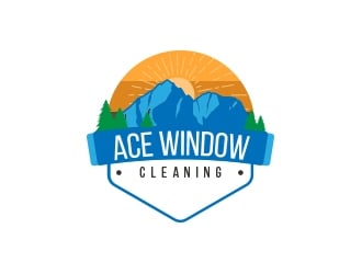 Ace Window Cleaning Logo Design - 48hourslogo