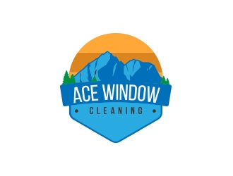 Ace Window Cleaning Logo Design - 48hourslogo