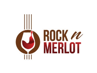 Rock n Merlot Logo Design - 48hourslogo