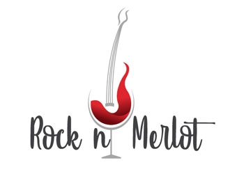 Rock n Merlot Logo Design - 48hourslogo