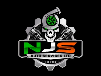 NJS Auto Services Ltd Logo Design - 48hourslogo