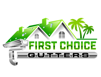First Choice Gutters / Logo Design - 48hourslogo