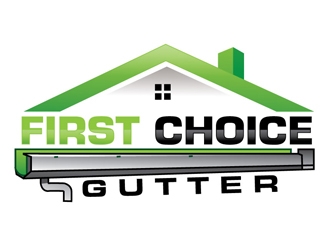 First Choice Gutters / Logo Design - 48hourslogo