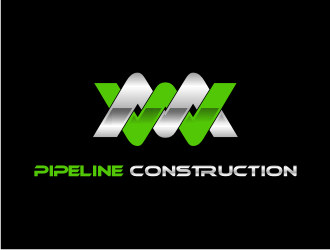 M.W. Pipeline Construction Logo Design - 48hourslogo