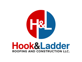 Hook & Ladder Roofing and Construction LLC. Logo Design - 48hourslogo