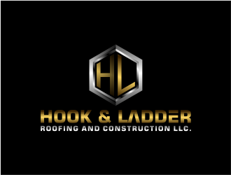 Hook & Ladder Roofing and Construction LLC. Logo Design - 48hourslogo