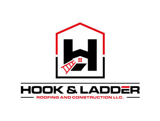 Hook & Ladder Roofing and Construction LLC. Logo Design - 48hourslogo