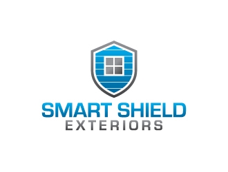 Smart Shield Exteriors Logo Design - 48hourslogo