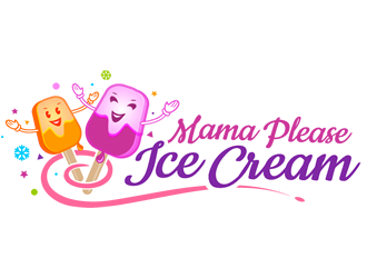 Mamma Please Ice Cream Logo Design - 48hourslogo