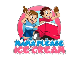 Mamma Please Ice Cream Logo Design - 48hourslogo