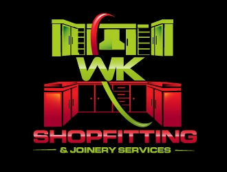 wk shopfitting & joinery services Logo Design - 48hourslogo