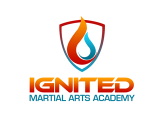 Ignited Martial Arts Academy Logo Design - 48hourslogo