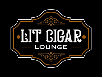 Lit Cigar Lounge Logo Design - 48hourslogo