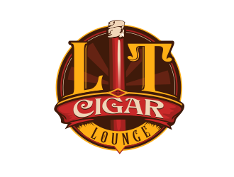 Lit Cigar Lounge Logo Design - 48hourslogo