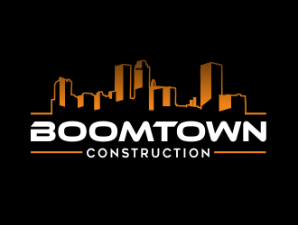 Boomtown Construction Logo Design - 48hourslogo
