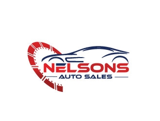 Nelsons Auto Sales Logo Design - 48hourslogo