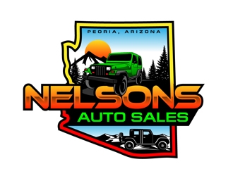 Nelsons Auto Sales Logo Design - 48hourslogo