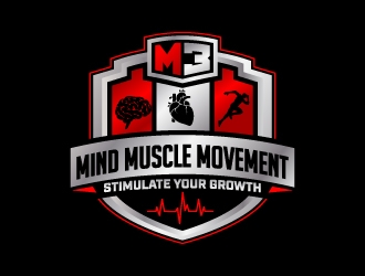 Mind Muscle Movement Logo Design - 48hourslogo
