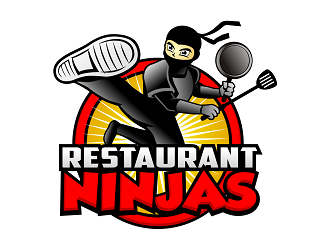 Restaurant Ninjas Logo Design - 48hourslogo