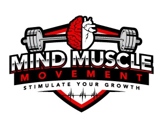 Mind Muscle Movement Logo Design - 48hourslogo
