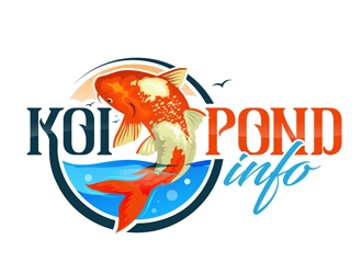 Koi Pond Info Logo Design - 48hourslogo