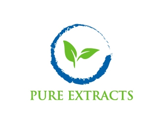 pure extracts logo design - 48hourslogo.com