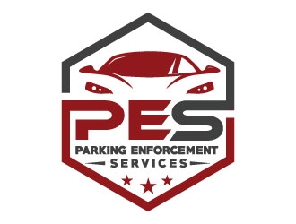 parking enforcement services - PES Logo Design - 48hourslogo