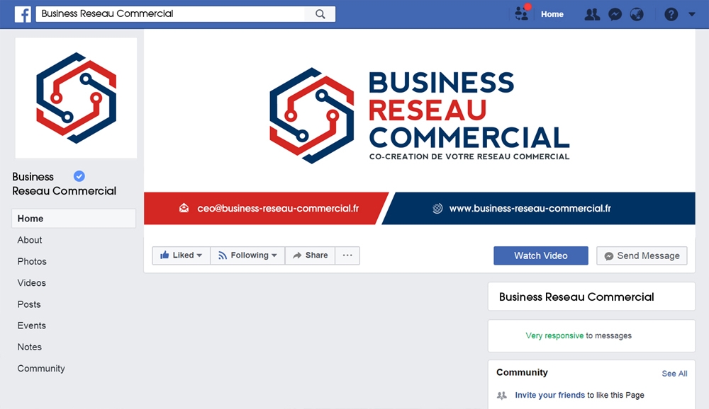 BUSINESS RESEAU COMMERCIAL Digital Design - 48hourslogo