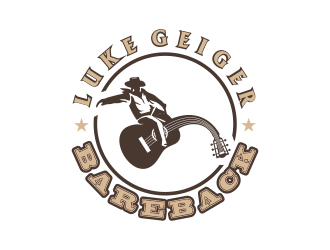 LUKE GEIGER BAREBACK Logo Design - 48hourslogo
