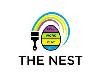 The Nest | Live Work Play Logo Design - 48hourslogo