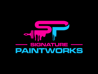 Signature Paintworks Logo Design - 48hourslogo
