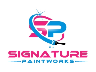 Signature Paintworks Logo Design - 48hourslogo