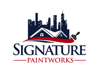 Signature Paintworks Logo Design - 48hourslogo