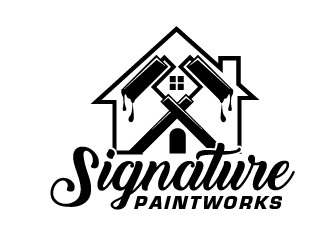 Signature Paintworks Logo Design - 48hourslogo