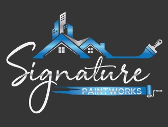 Signature Paintworks Logo Design - 48hourslogo