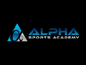 Alpha Sports Academy Logo Design - 48hourslogo