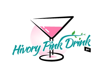 Hivory Pink Drink, Inc Logo Design - 48hourslogo