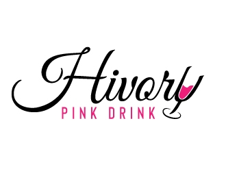 Hivory Pink Drink, Inc Logo Design - 48hourslogo