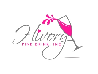 Hivory Pink Drink, Inc Logo Design - 48hourslogo