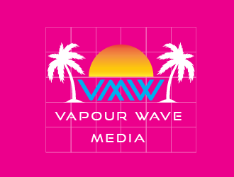 Vapour Wave Media Logo Design - 48hourslogo