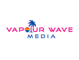 Vapour Wave Media Logo Design - 48hourslogo