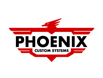 phoenix custom systems Logo Design - 48hourslogo