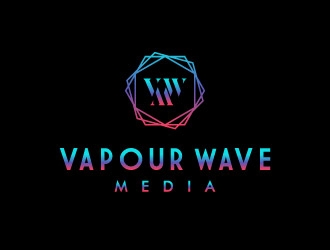 Vapour Wave Media Logo Design - 48hourslogo