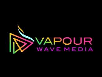 Vapour Wave Media Logo Design - 48hourslogo