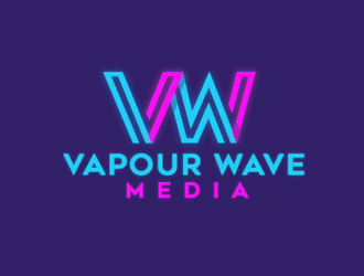 Vapour Wave Media Logo Design - 48hourslogo
