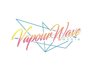 Vapour Wave Media Logo Design - 48hourslogo