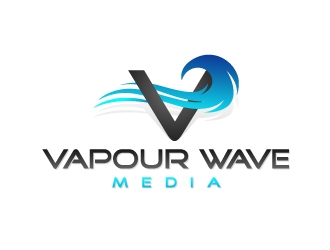 Vapour Wave Media Logo Design - 48hourslogo