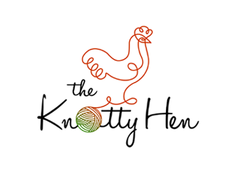 The Knotty Hen Logo Design - 48hourslogo