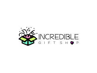 INCREDIBLE GIFT SHOP Logo Design - 48hourslogo