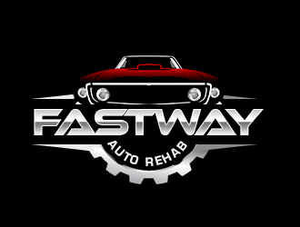 Fastway Auto Rehab Logo Design - 48hourslogo
